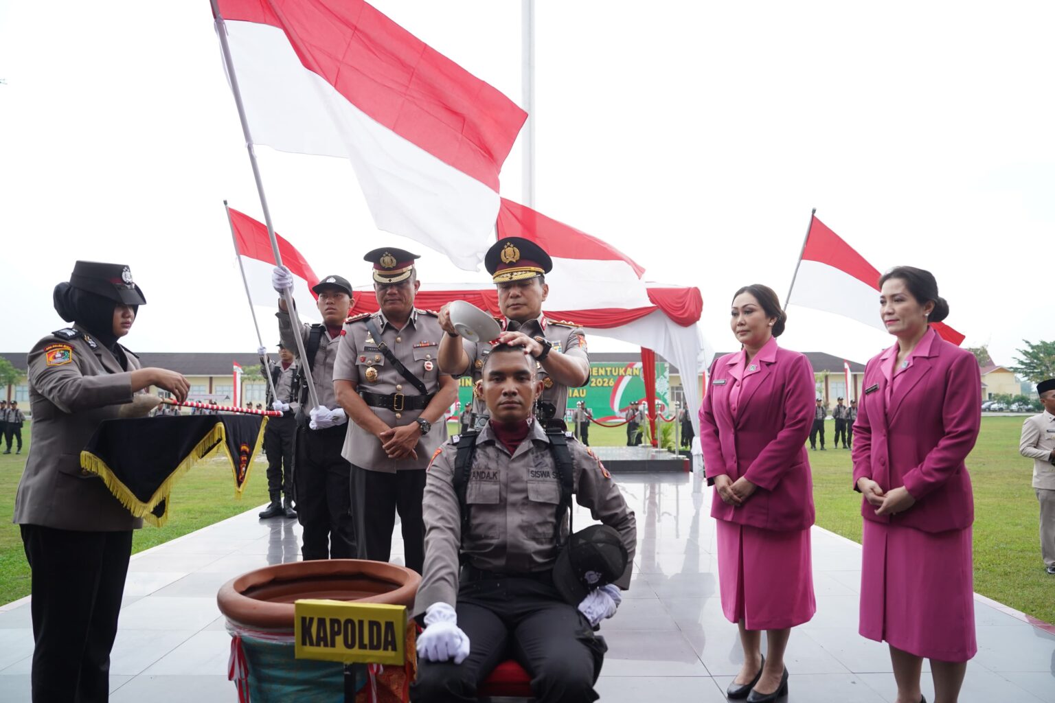 Kapolda Riau Pimpin Buka Pendidikan Siswa Bintara Polri TA.2025-2026 di ...